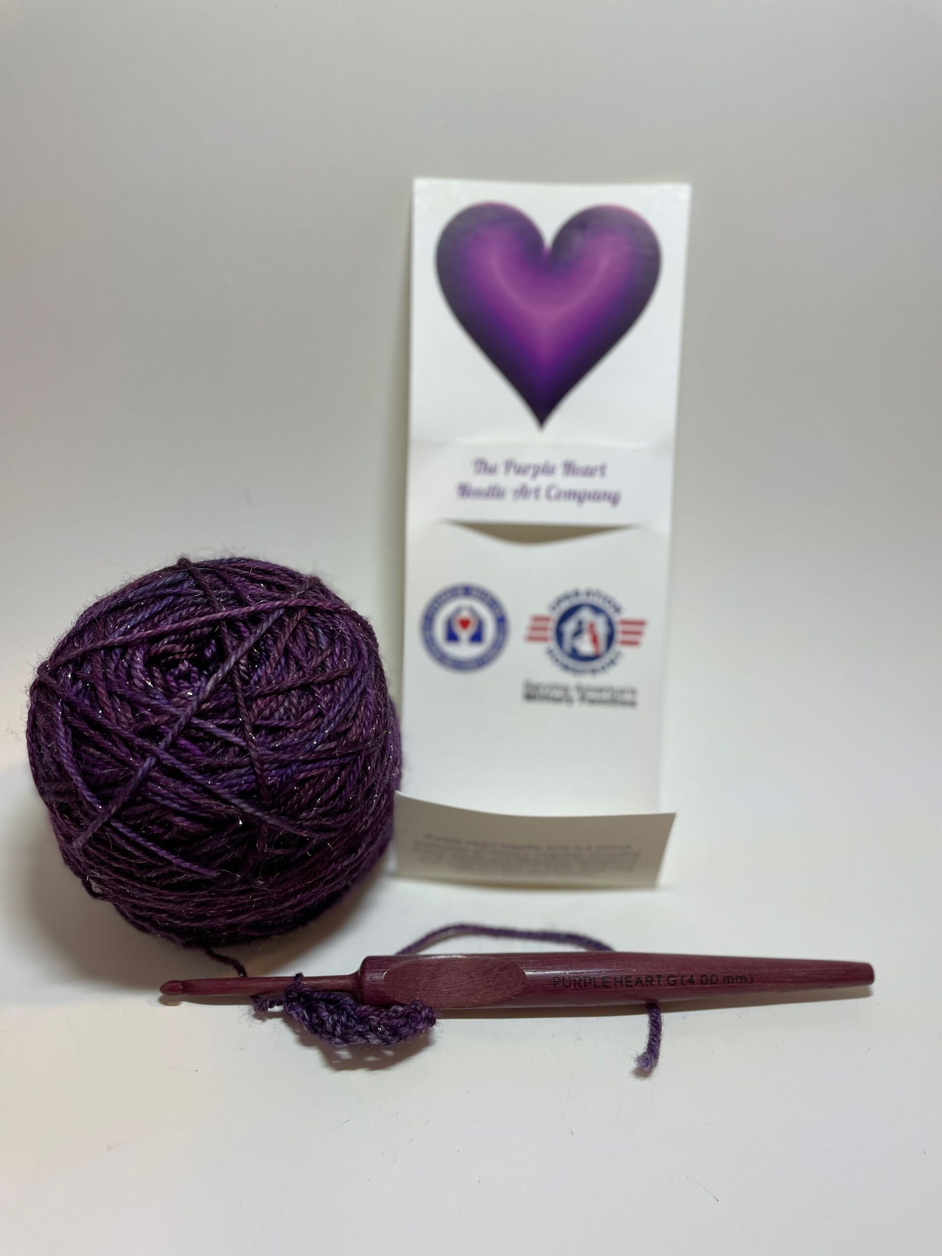 Purple Heart Crochet Needles